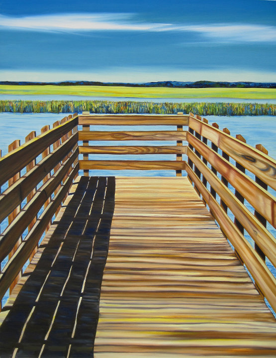 Done! “salt marsh dock” | Art by Marie Scott