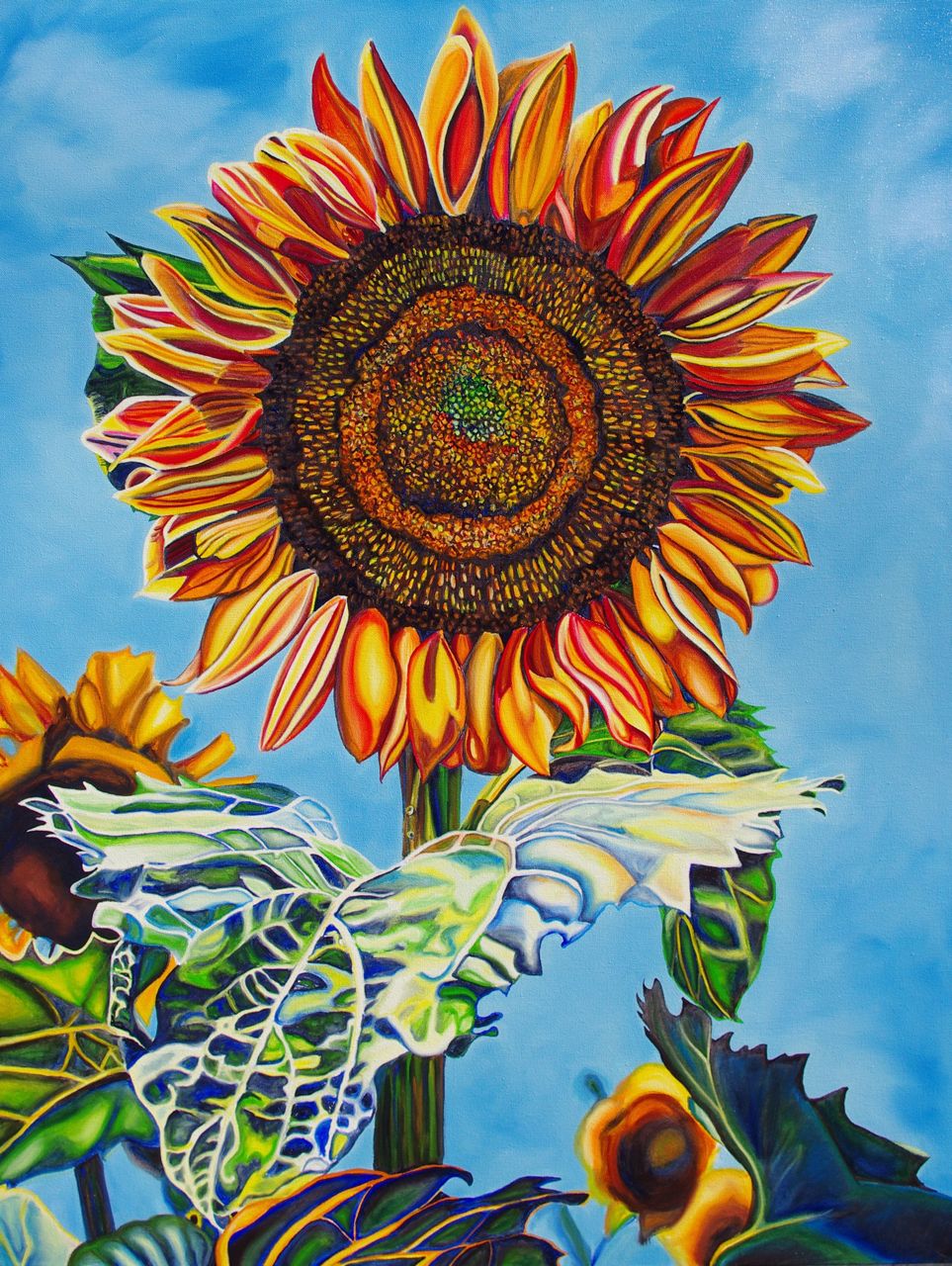 A fiery flower is finished… | Art by Marie Scott